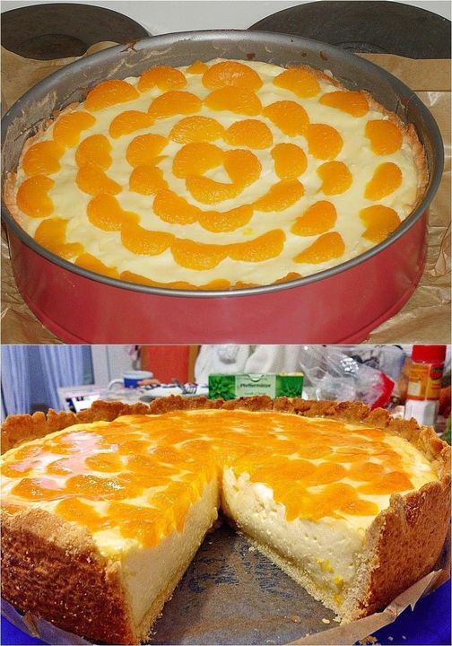 Quarkkuchen ohne Boden - -Alte Oma Rezepte-